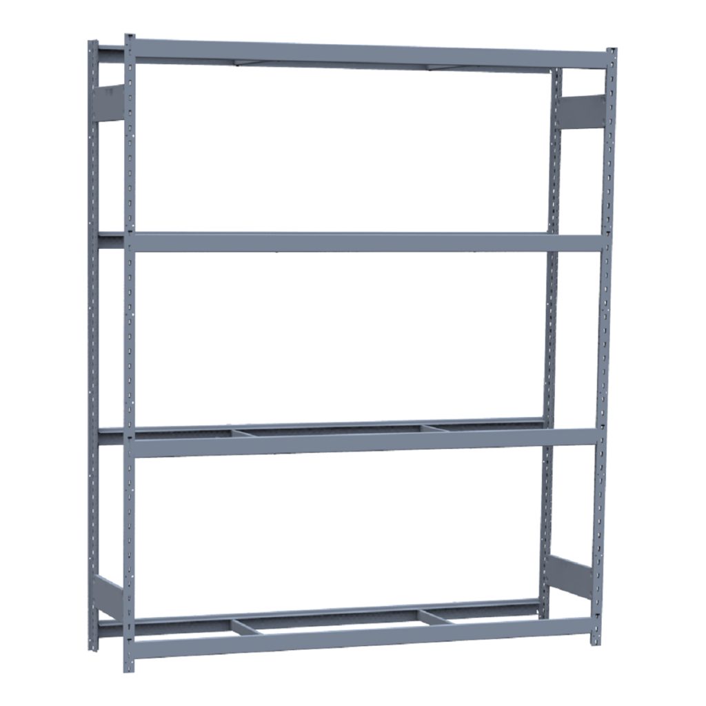 Heavy-Duty Mini-Rack Shelving, 72W x 18D x 87H Starter, 4-Shelf Unit ...