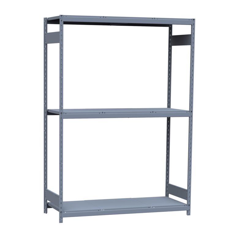 Medium-Duty Mini-Rack Shelving, 60W x 24D x 87H Starter, 3-Shelf Unit ...