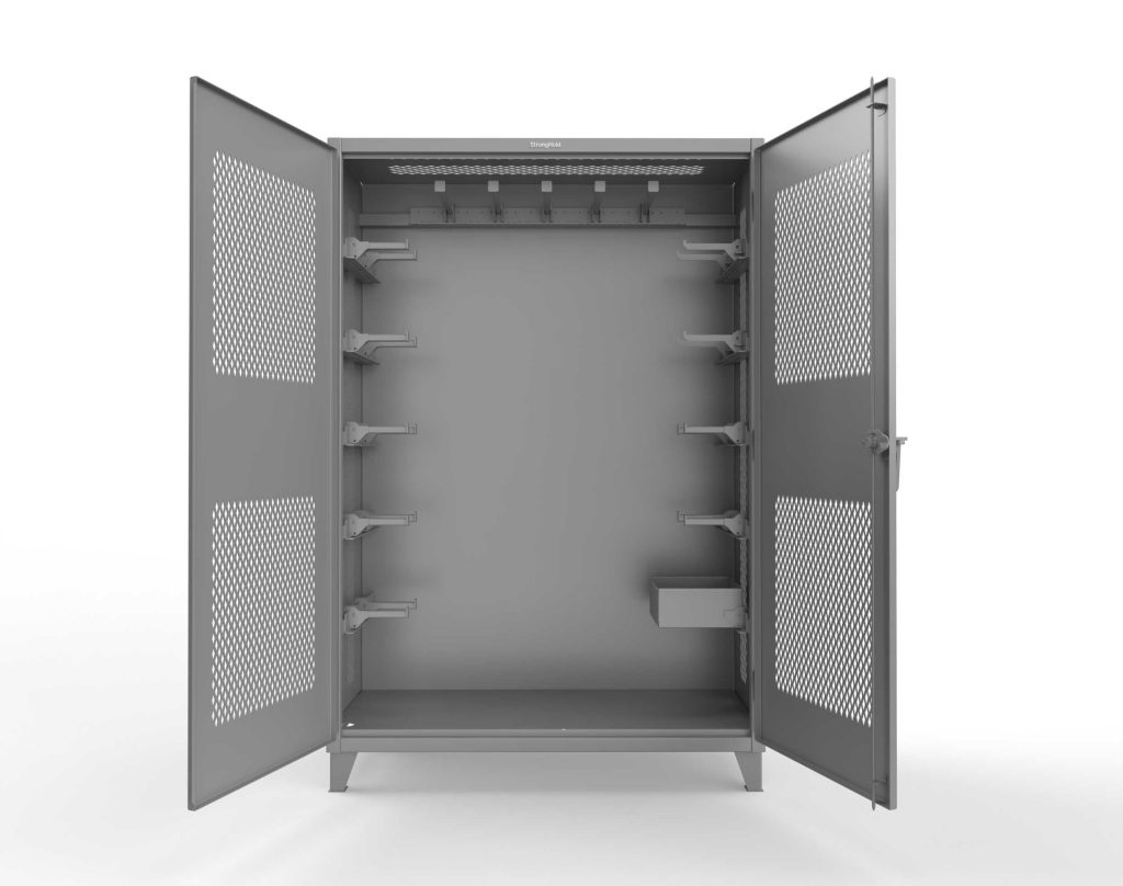Extreme Duty 12 GA Rigging Cabinet with Ventilated Doors with Short ...