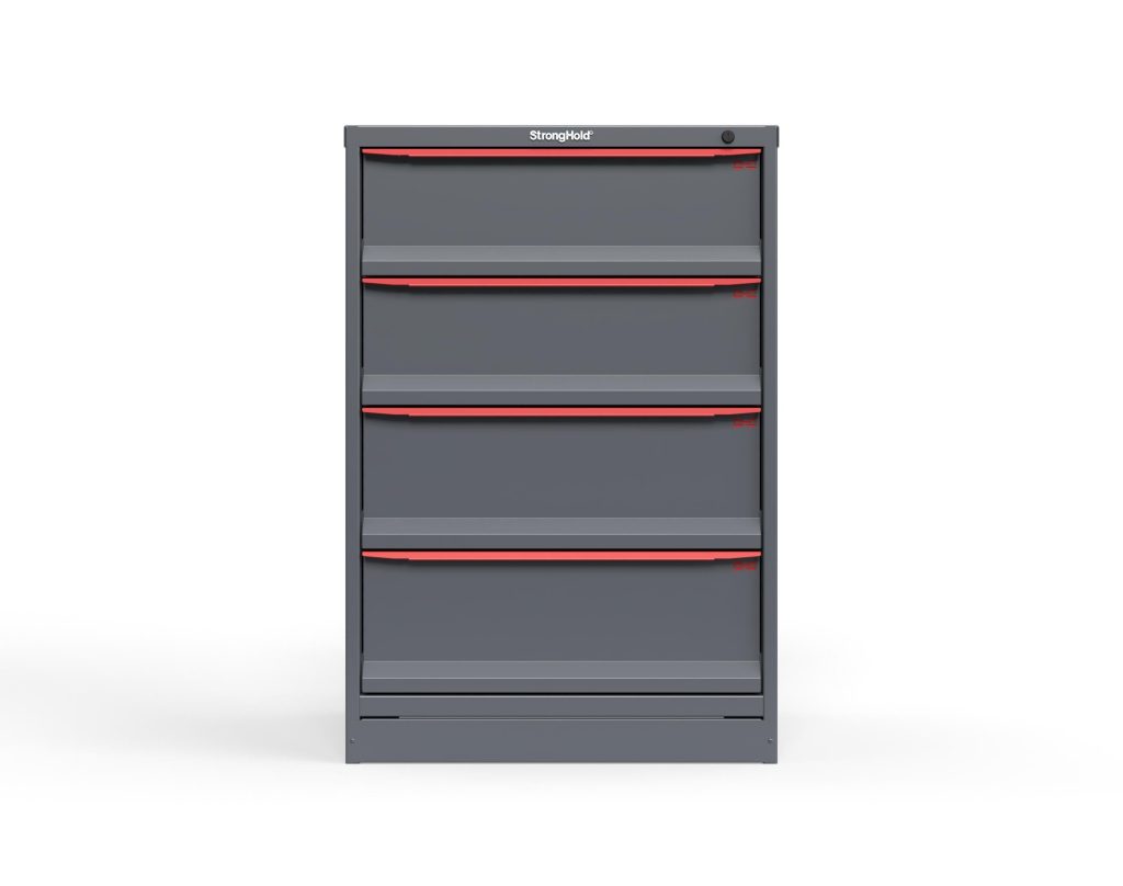 Modular Drawer 14 GA Storage Cabinet with 4 total drawers - 8" Drawers ...