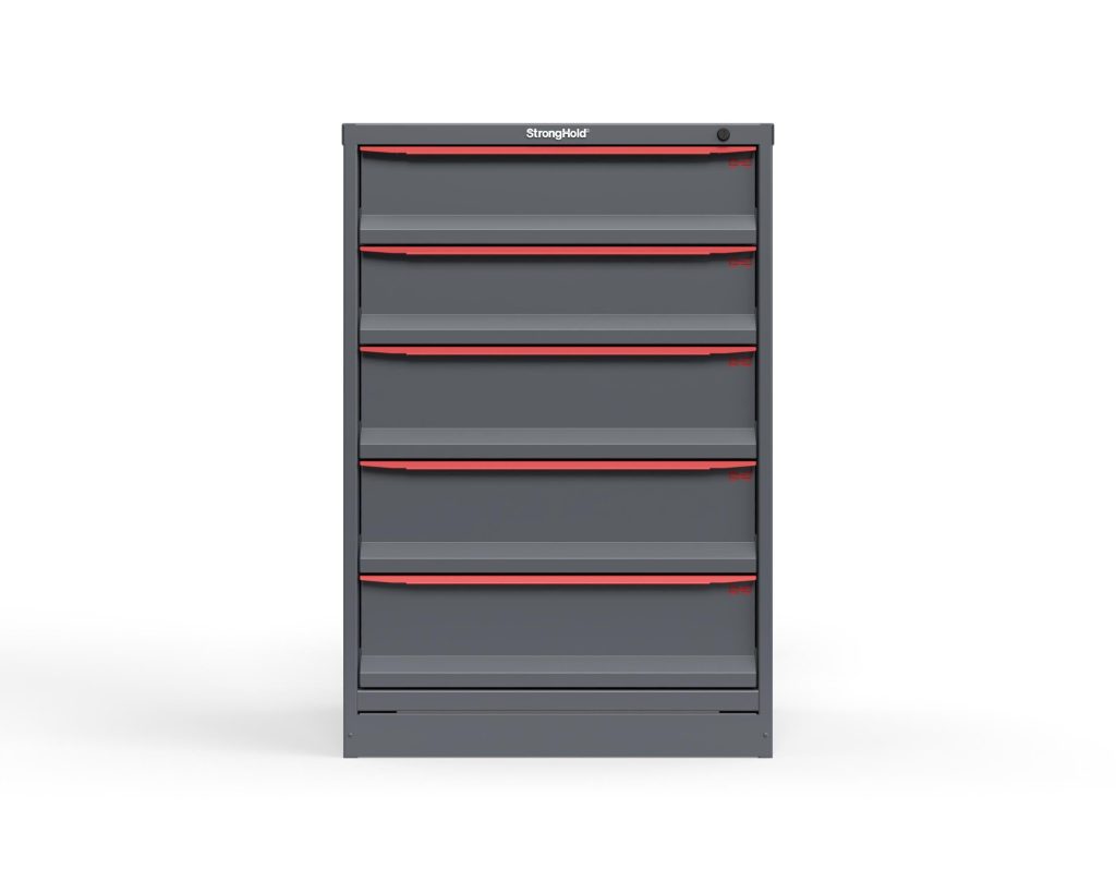 Modular Drawer 14 GA Storage Cabinet with 5 total drawers - 6" Drawers ...