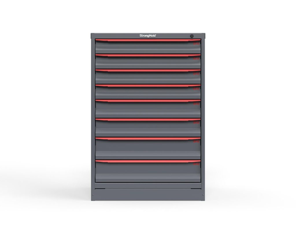 Modular Drawer 14 GA Storage Cabinet with 8 total drawers - 3" Drawers ...