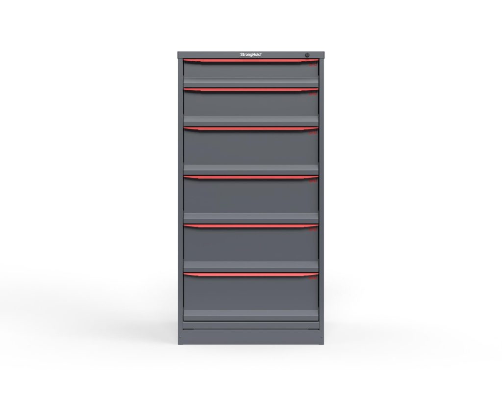 Modular Drawer 14 GA Storage Cabinet with 6 total drawers - 5" Drawers ...