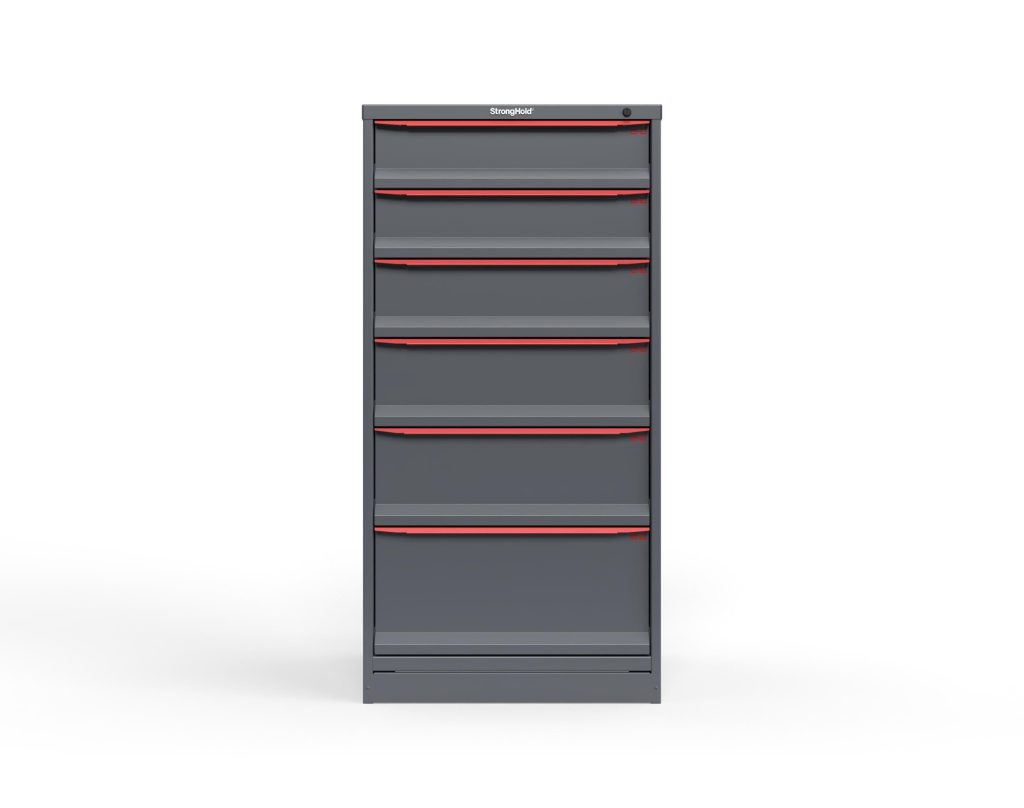 Modular Drawer 14 GA Storage Cabinet with 6 total drawers - 6" Drawers ...