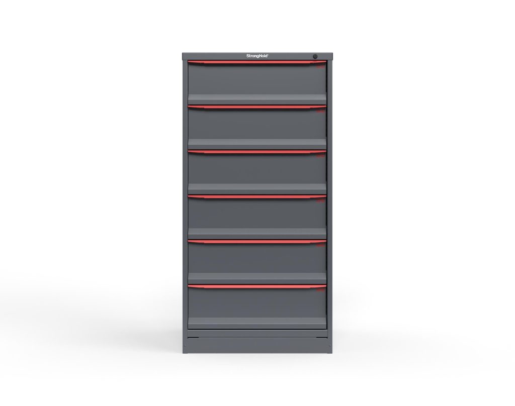 Modular Drawer 14 GA Storage Cabinet with 6 total drawers - 8" Drawers ...