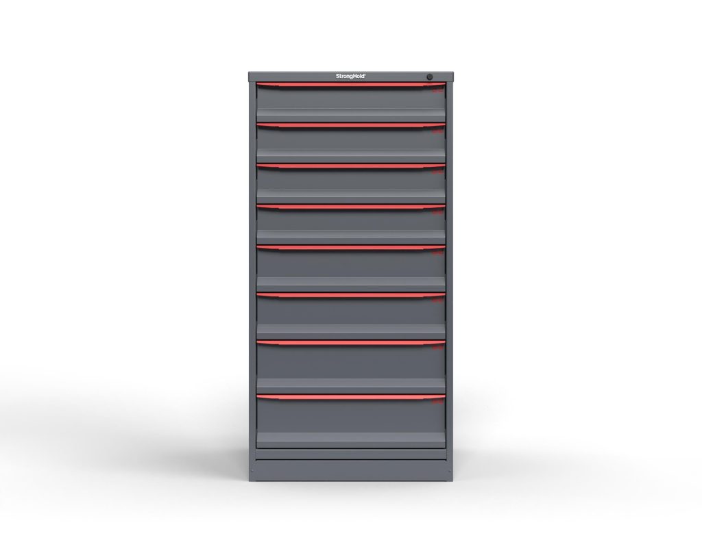 Modular Drawer 14 GA Storage Cabinet with 8 total drawers - 5" Drawers ...