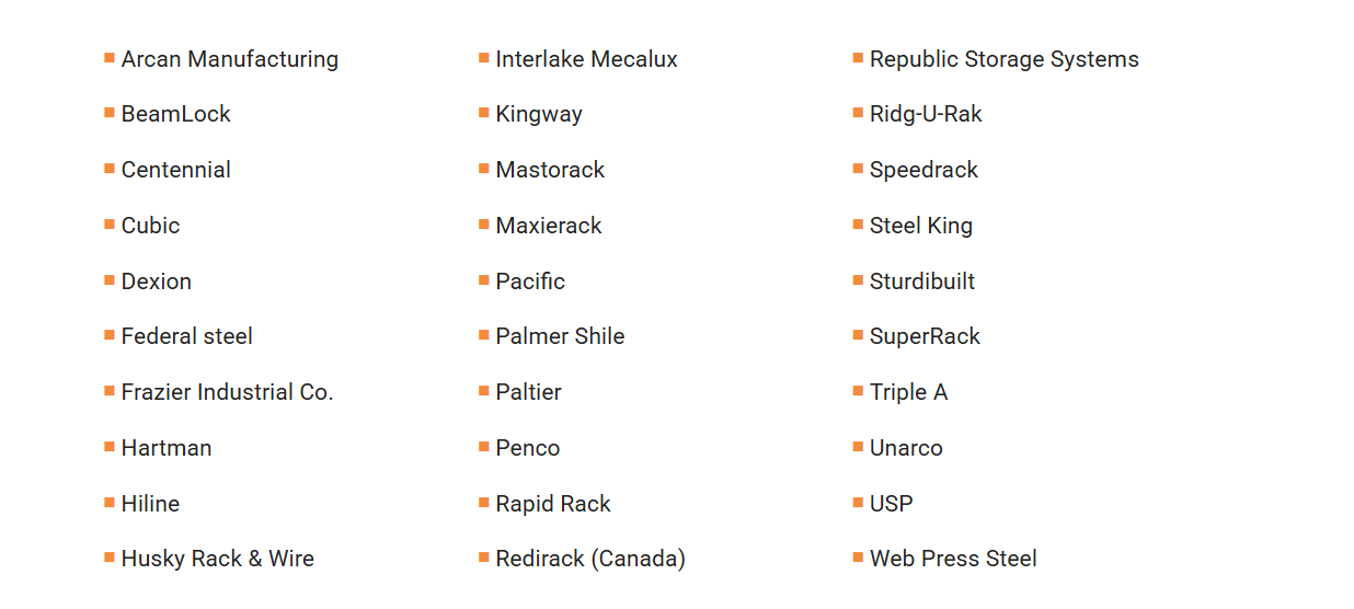 Damotech Pallet Rack Repair - W.W. Cannon, LLC