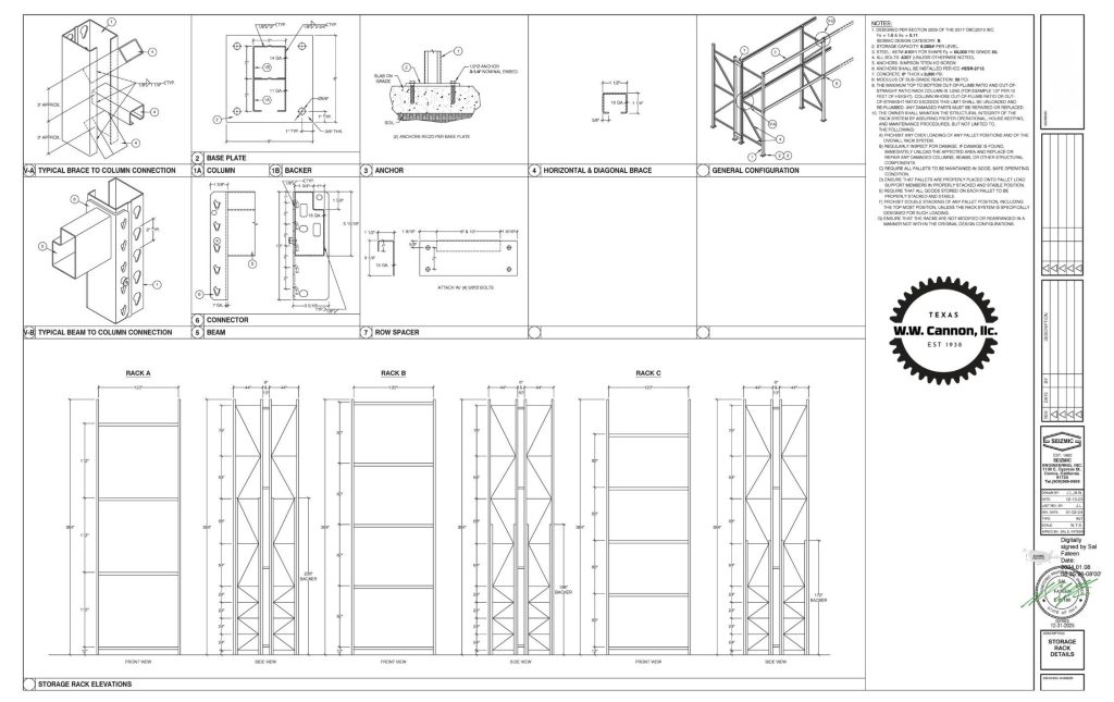 When Do I Need Stamped Drawings for My Pallet Rack System? - W.W ...
